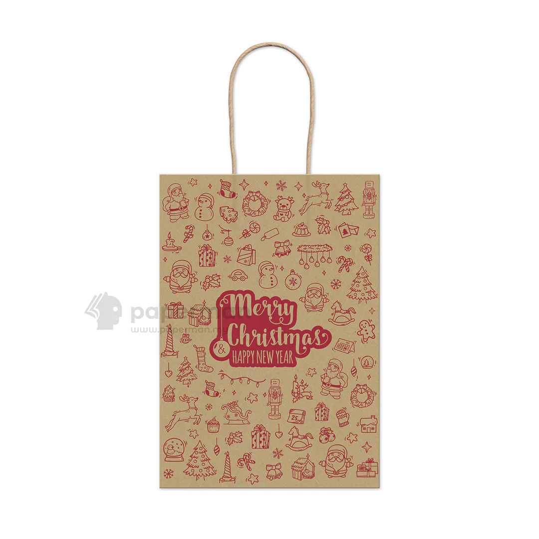 Christmas Festive Paper Bag [S Size] Gift Bag » Store Age